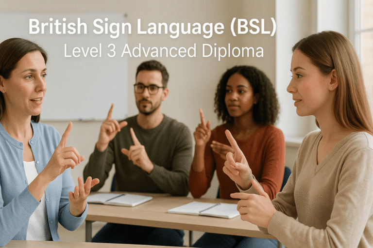 British Sign Language BSL Diploma