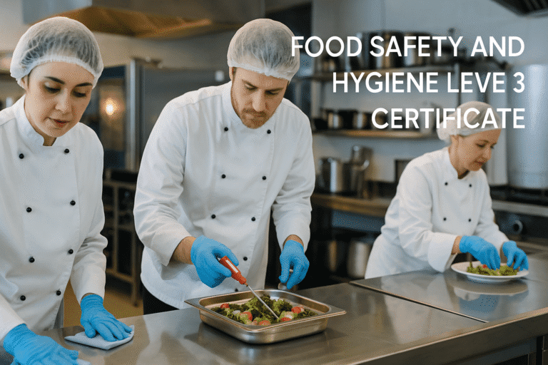 Food Safety and Hygiene Level 3 Certificate